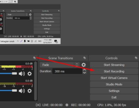 Cara Menggunakan Open Broadcaster Software (OBS studio), Termudah