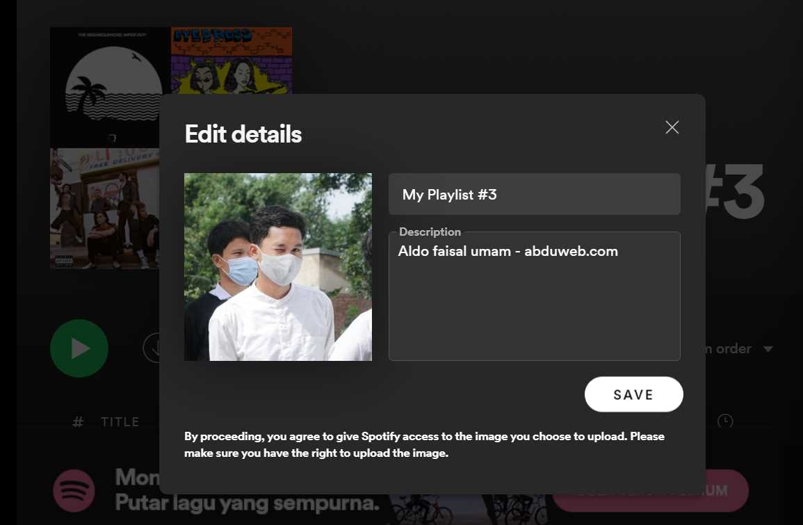 Cara mengganti Foto Playlist Spotify di Hp Android Atau Iphone & Laptop