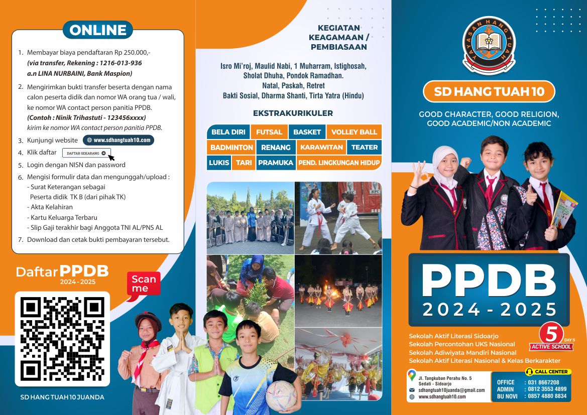 12 Contoh Brosur PPDB Dengan Desain Menarik - Abduweb
